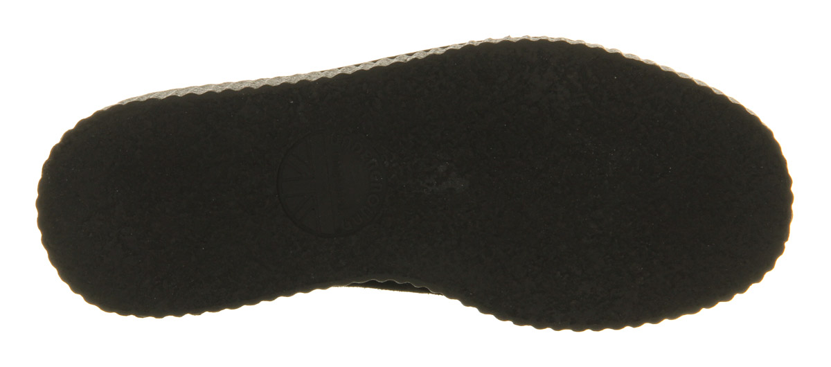 Underground Triple Sole Creeper Black Suede - Flat Shoes for Women