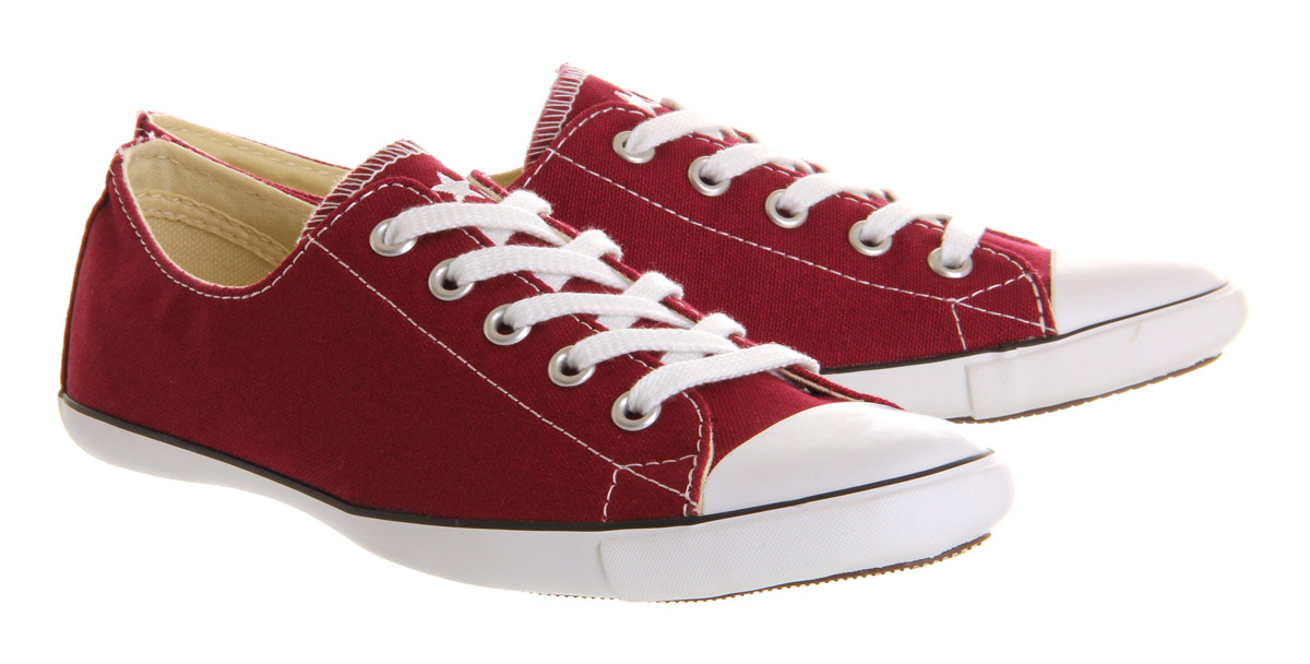 Converse Ct Lite Ox Maroon - OFFICE Girl