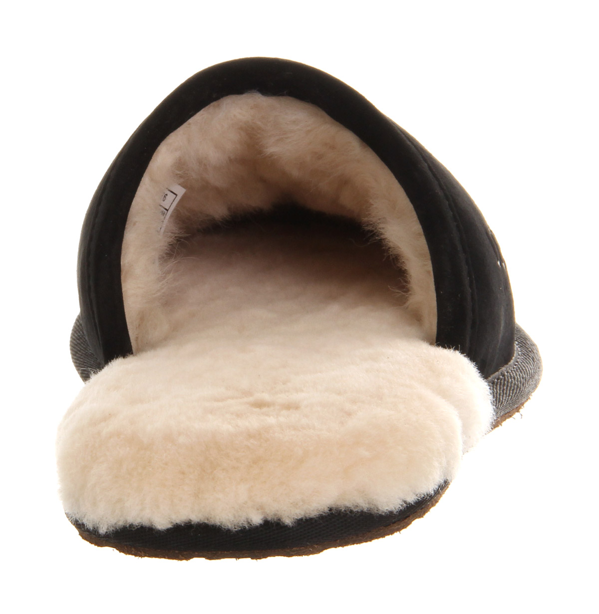 UGG Scuff Slippers Black Suede - Men's Casual Shoes
