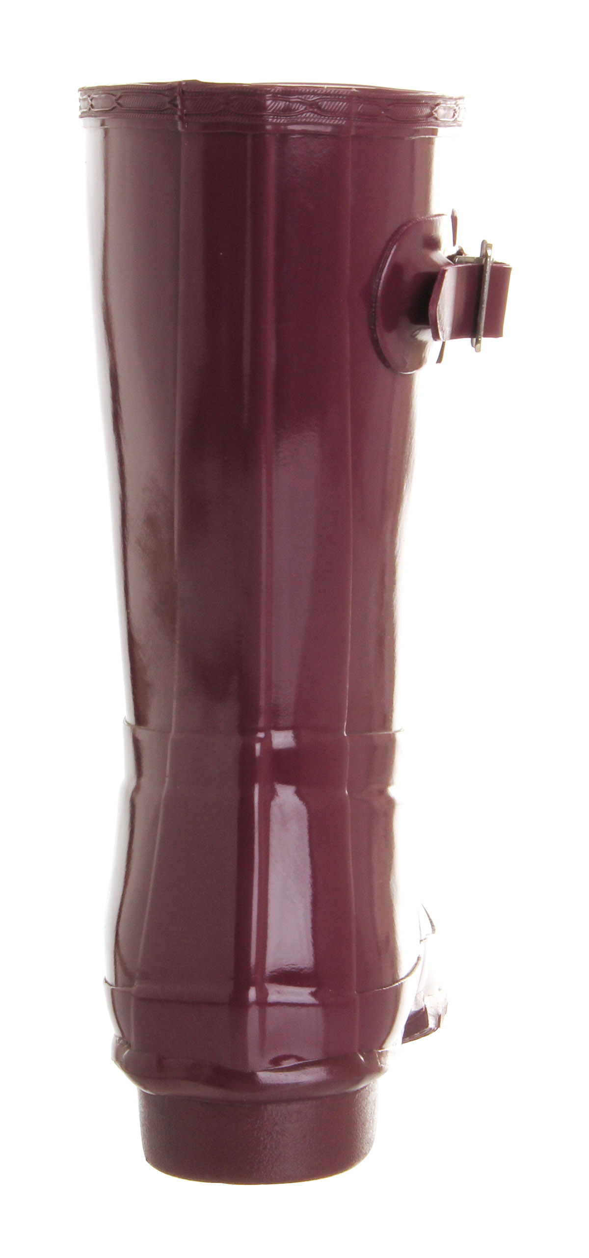 Hunter Short Classic Welly Dark Ruby Gloss - Women's Ankle Boots
