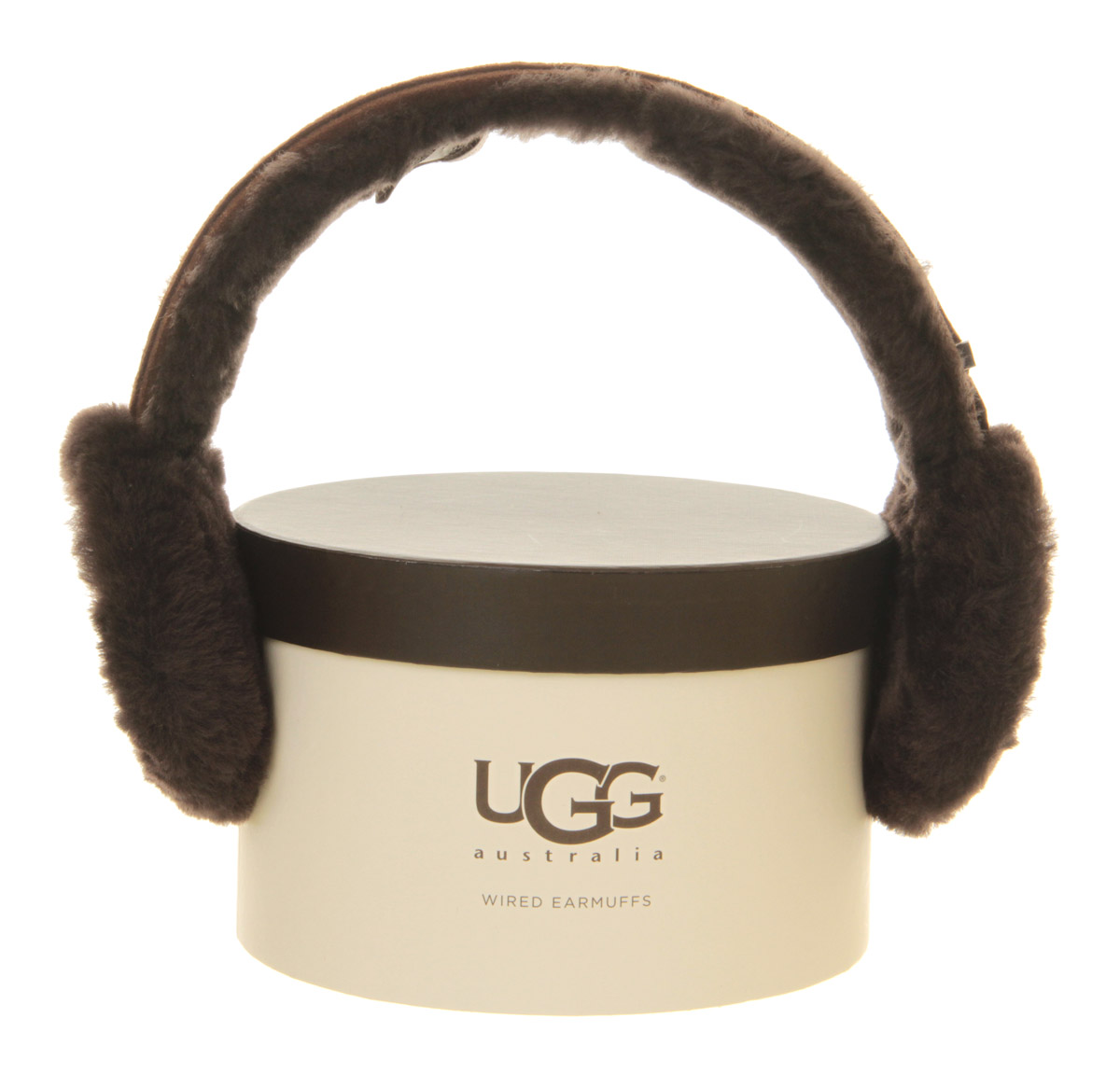 UGG Earmuff With Speaker Technology Chocolate - Ear Muffs, Gloves, Scarves