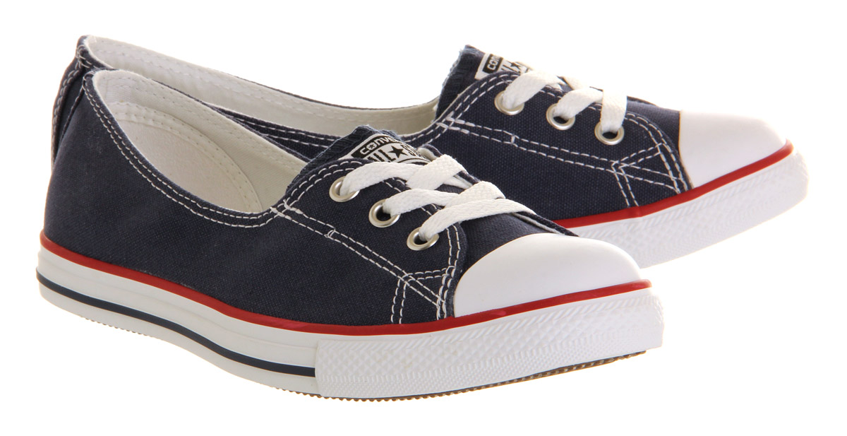 Converse Dance Lace Navy - OFFICE Girl