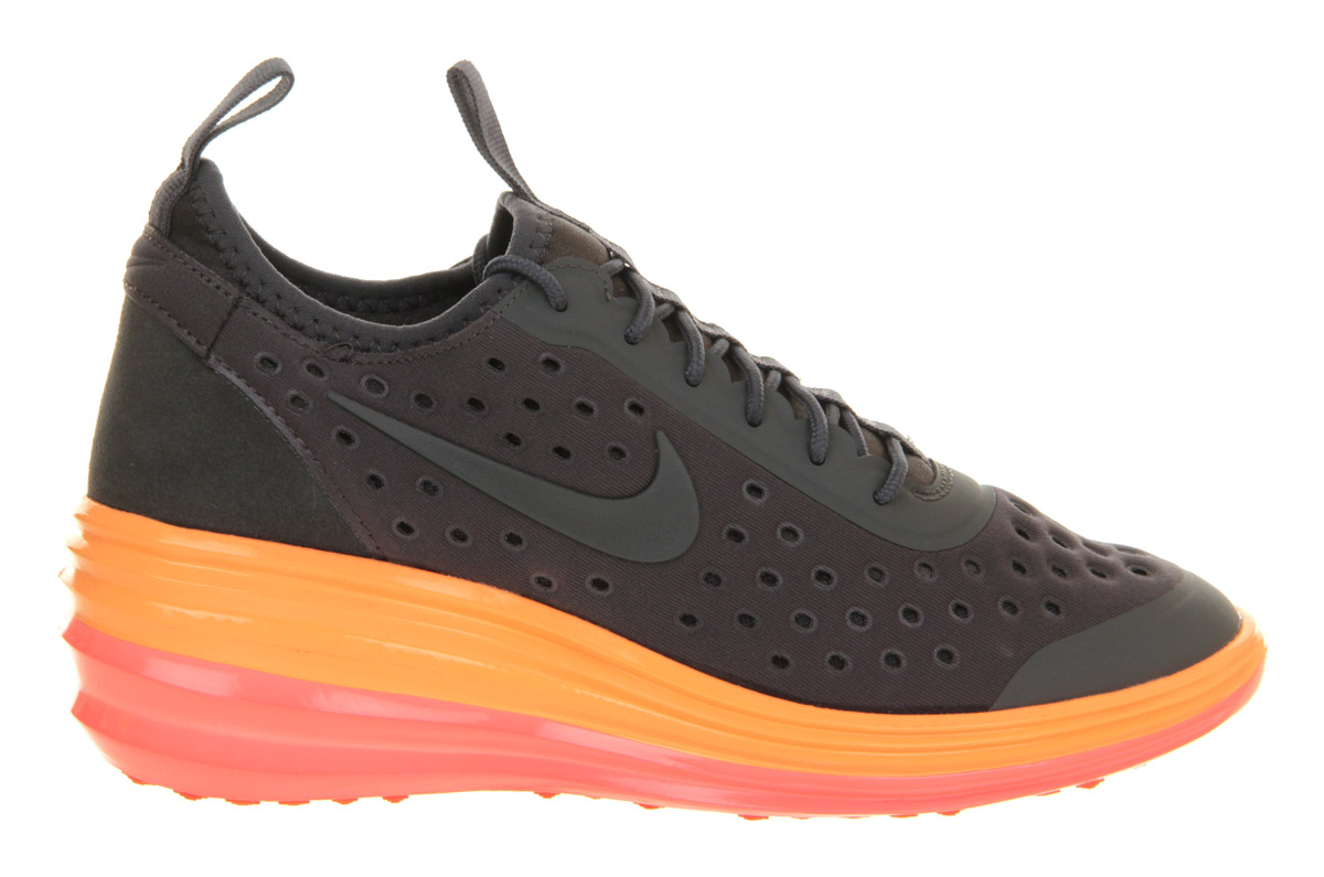 Nike Wmns Lunar Elite Sky Hi Dark Grey Orange - Women's Trainers