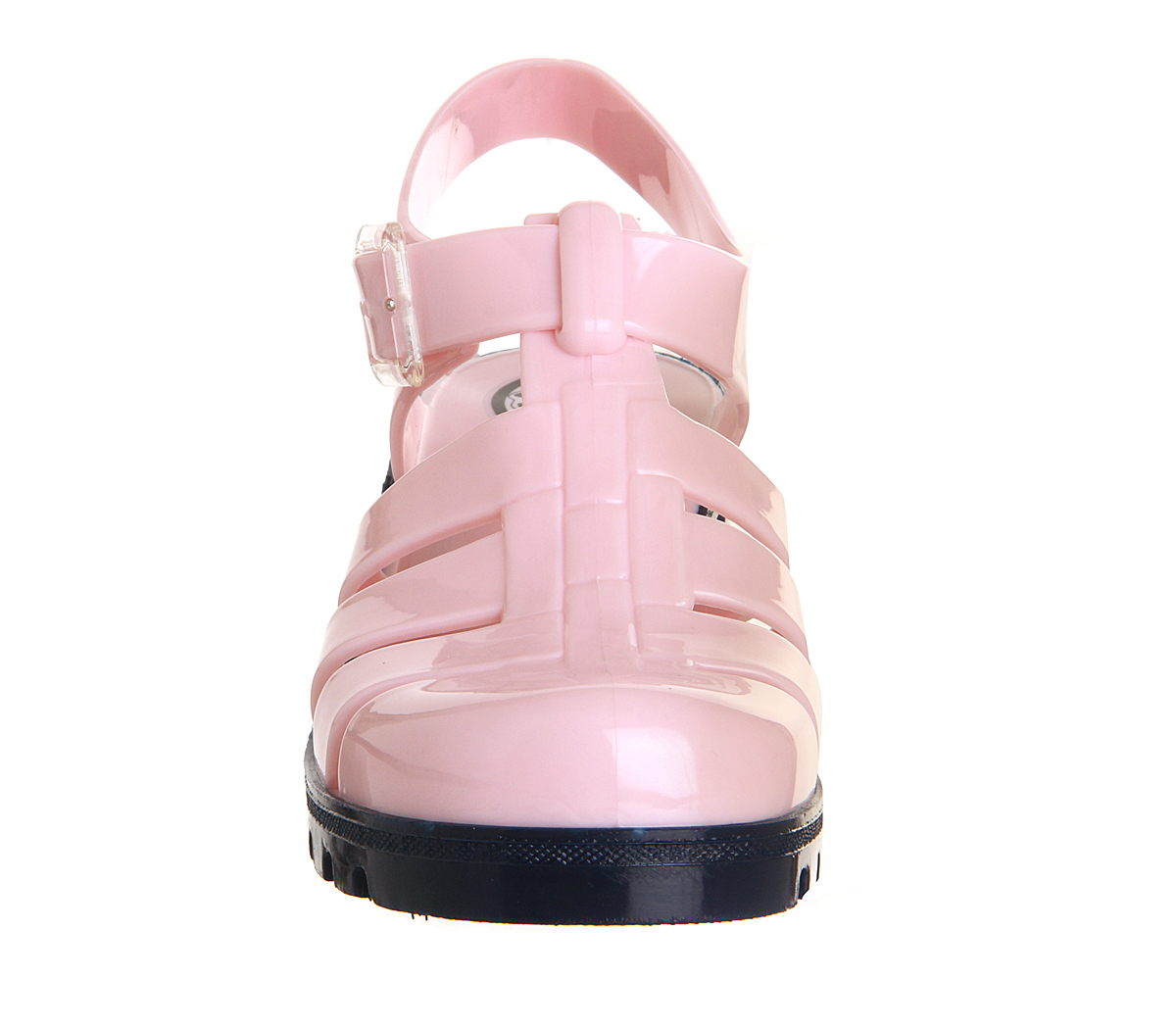 JuJu Babe Hi Juju Jelly Pale Pink Navy - Women’s Sandals