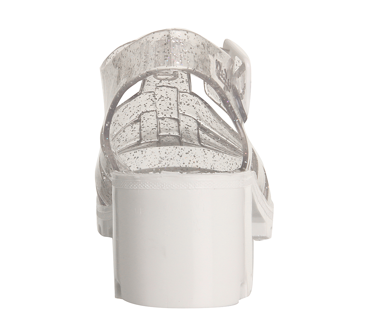 JuJu Babe Hi Juju Jelly Multiglitter White - Women’s Sandals