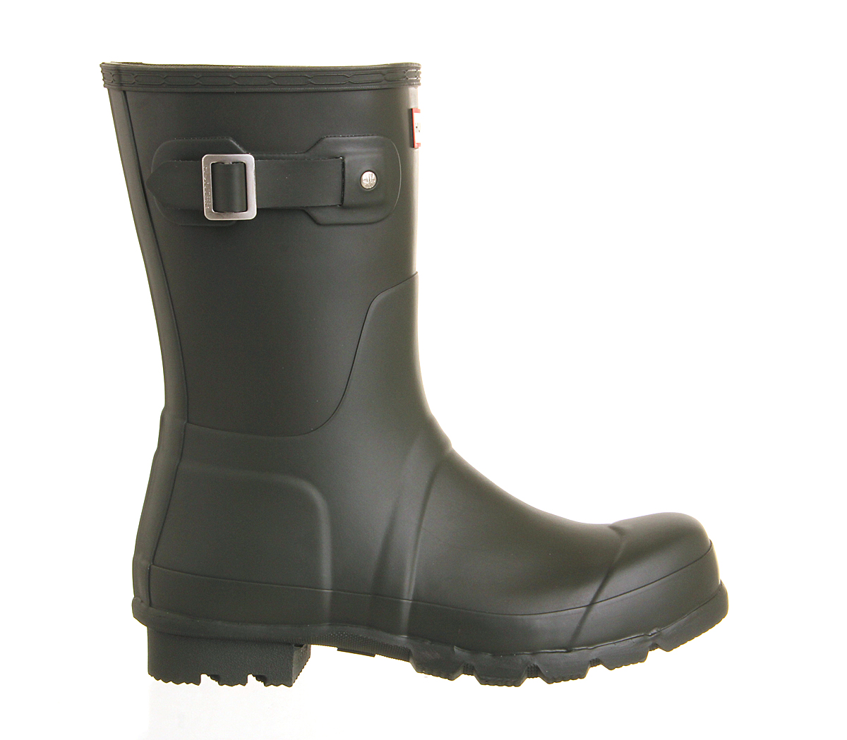 Hunter Mens Original Short Dark Olive - Men’s Boots