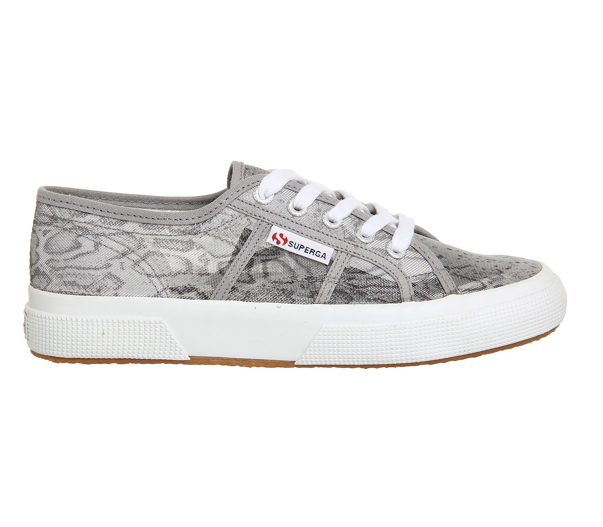 Superga 2750 Snake Silver Mesh - Junior