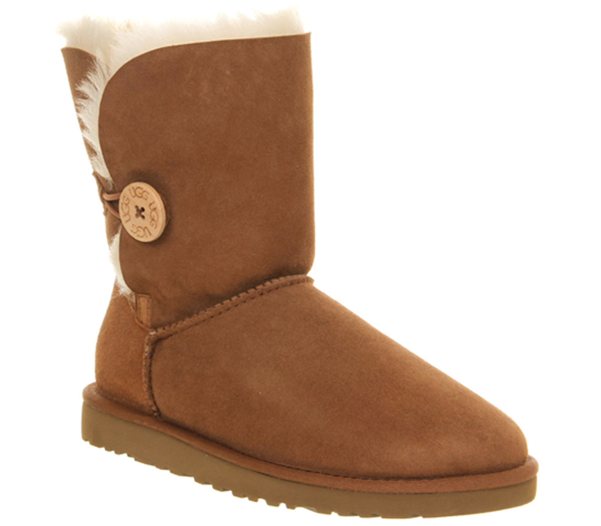 UGG Bailey Button Boots Chestnut - Women's Ankle Boots
