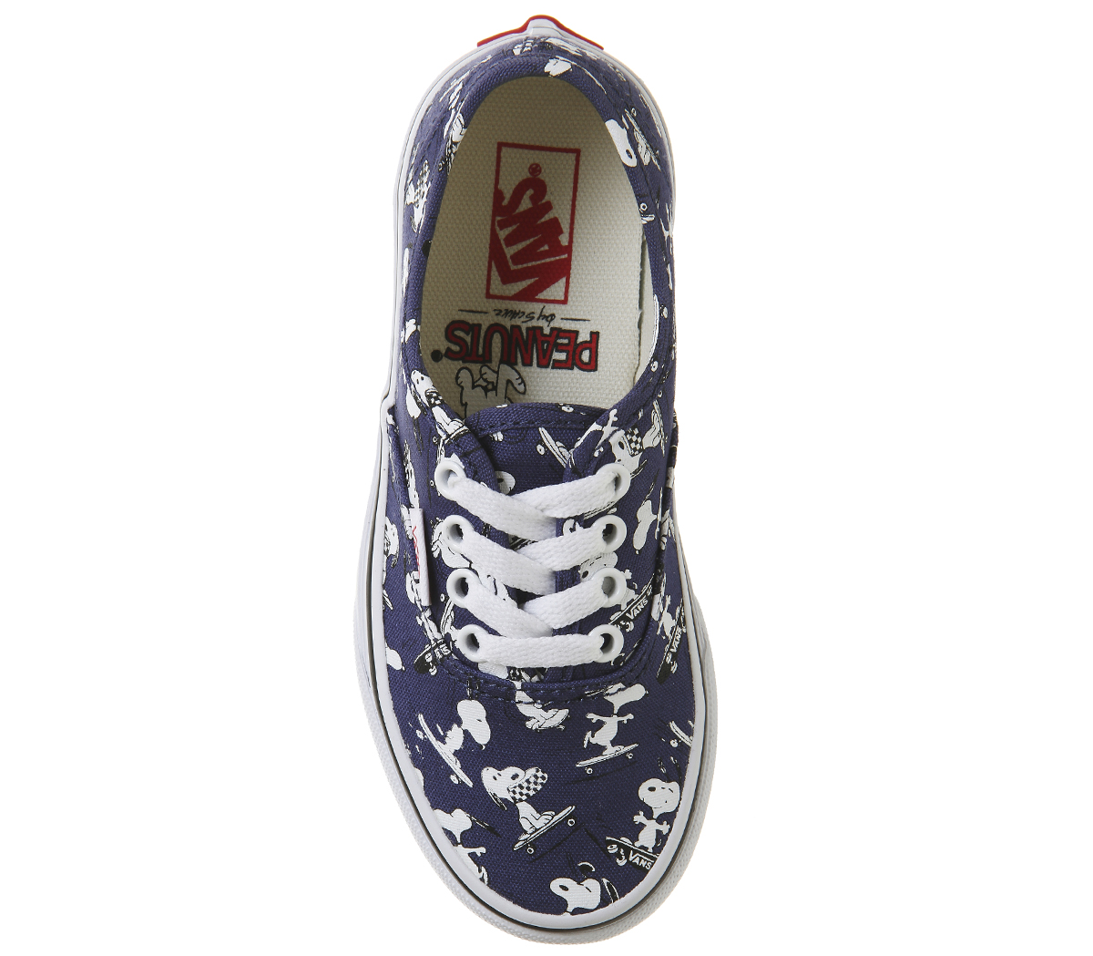 Vans Authentic Kids Trainers Peanuts Snoopy Skating - Unisex