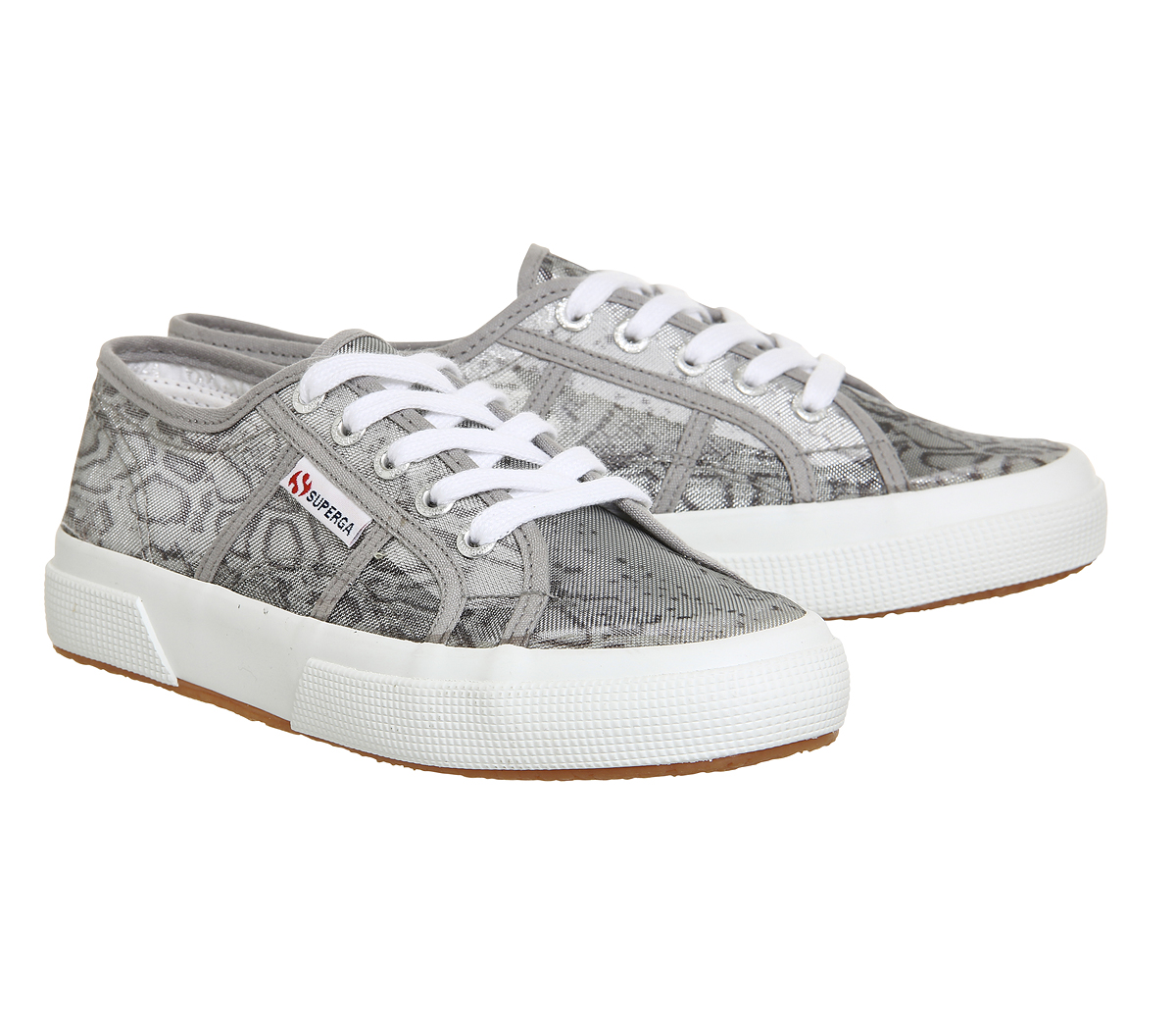 Superga 2750 Snake Silver Mesh - Junior