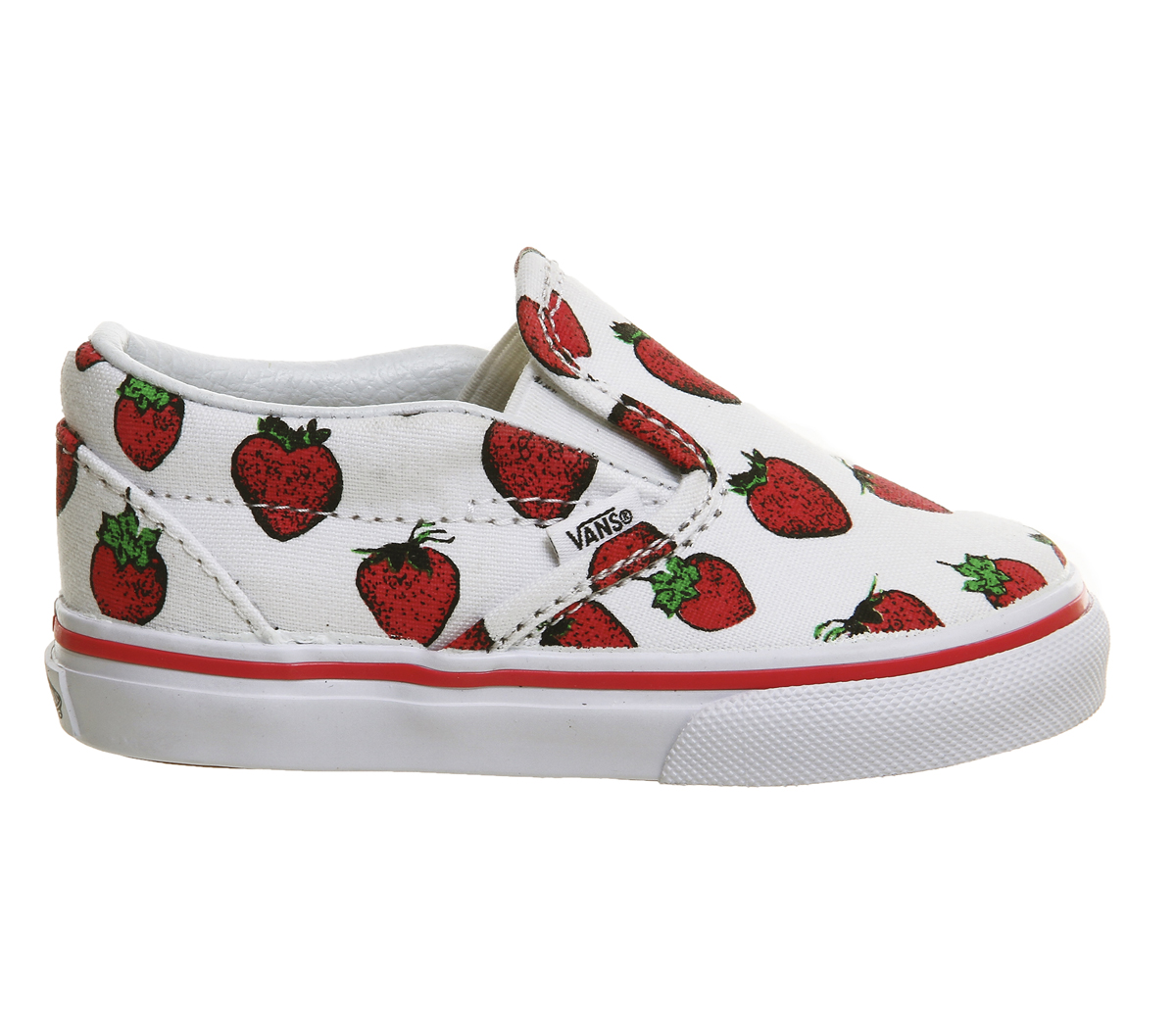 Vans Classic Slip On Toddlers Strawberries True White - Unisex