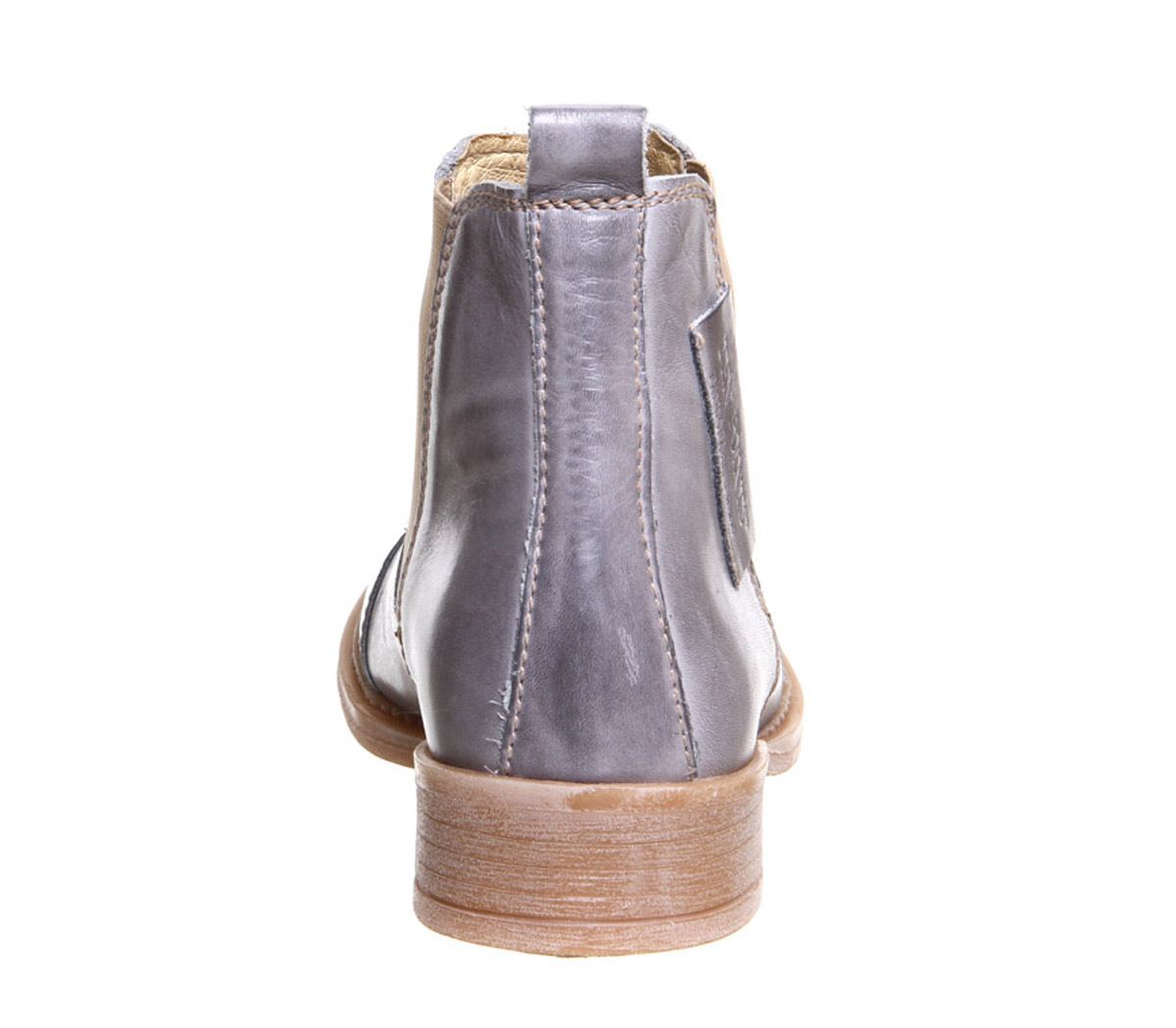 Ten Points Pandora Chelsea boots Light Grey Leather - Women's Ankle Boots