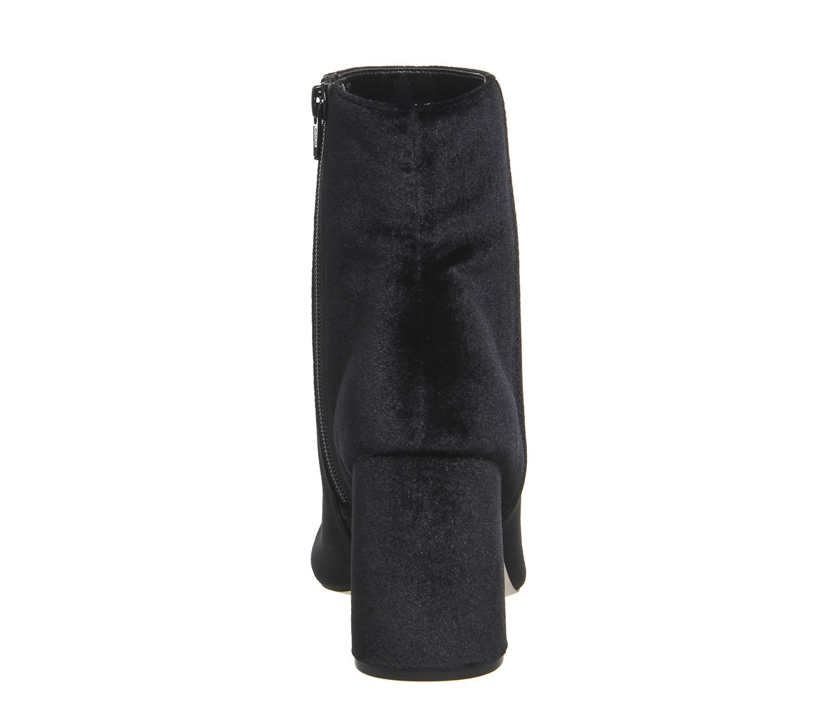 OFFICE Literally High Cut Boots Black Velvet - Women's Ankle Boots