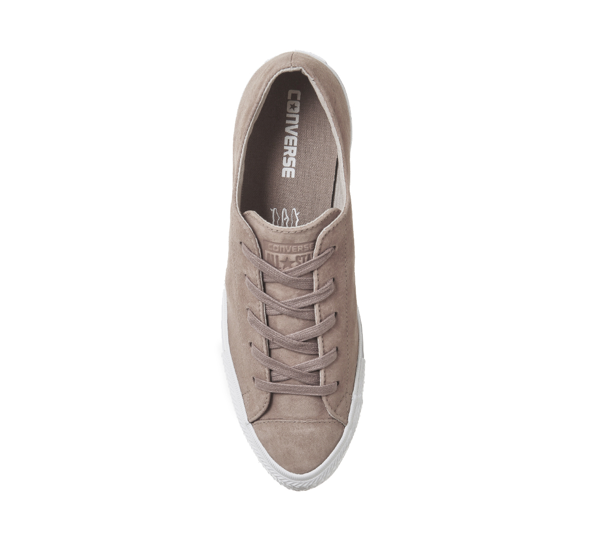 Converse Ctas Gemma Low Camel Ivory Suede - Women's Trainers